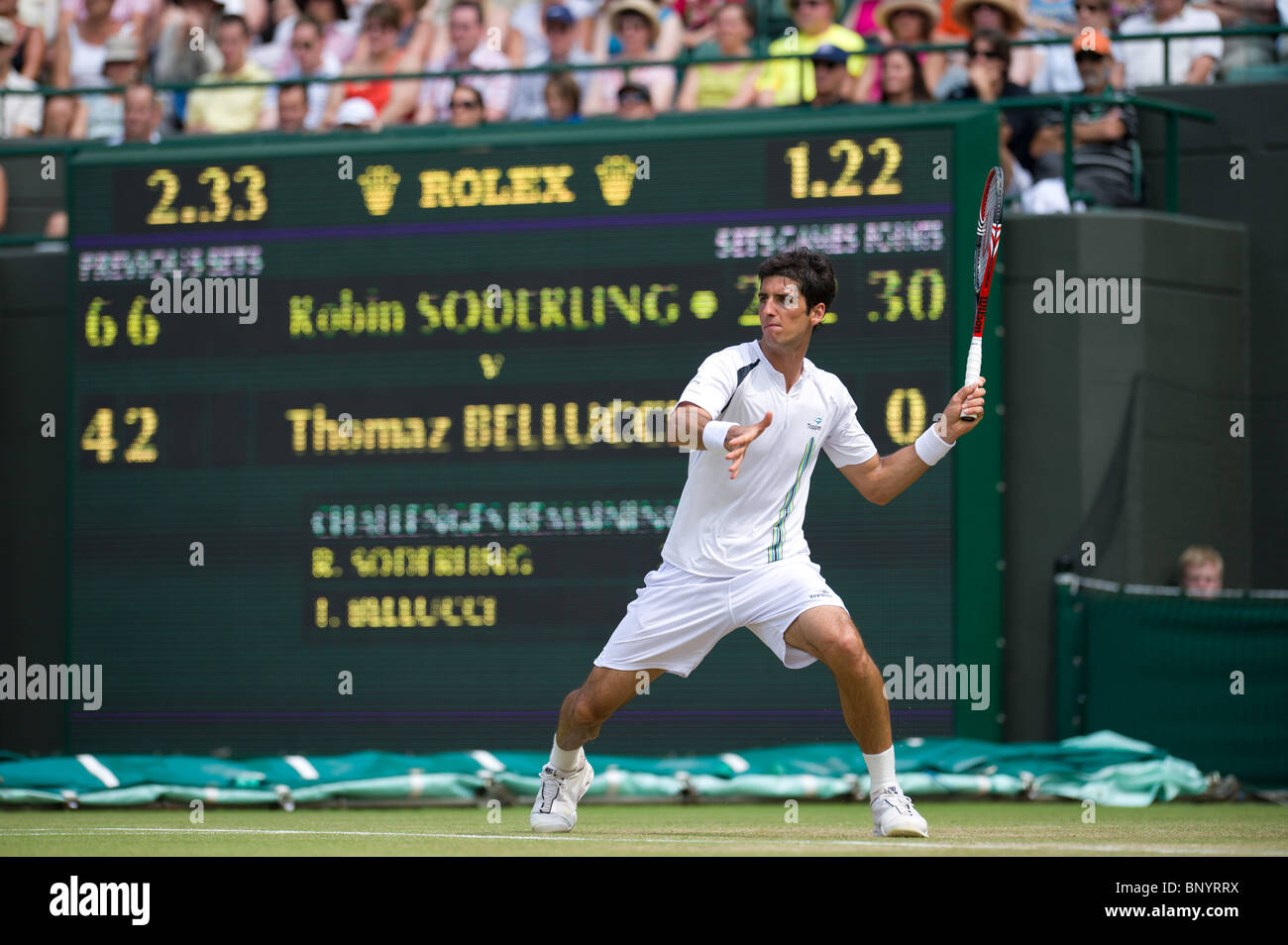 6 1 at the 2010 wimbledon tennis championships london hi-res stock ...