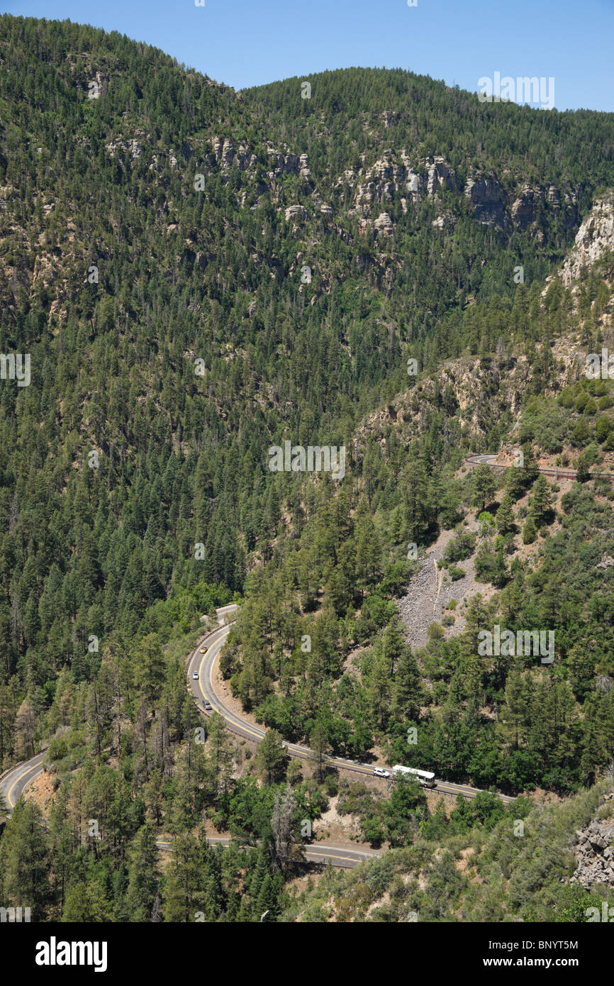 Sedona, Arizona - Oak Creek Vista on Highway 89A from Flagstaff to ...