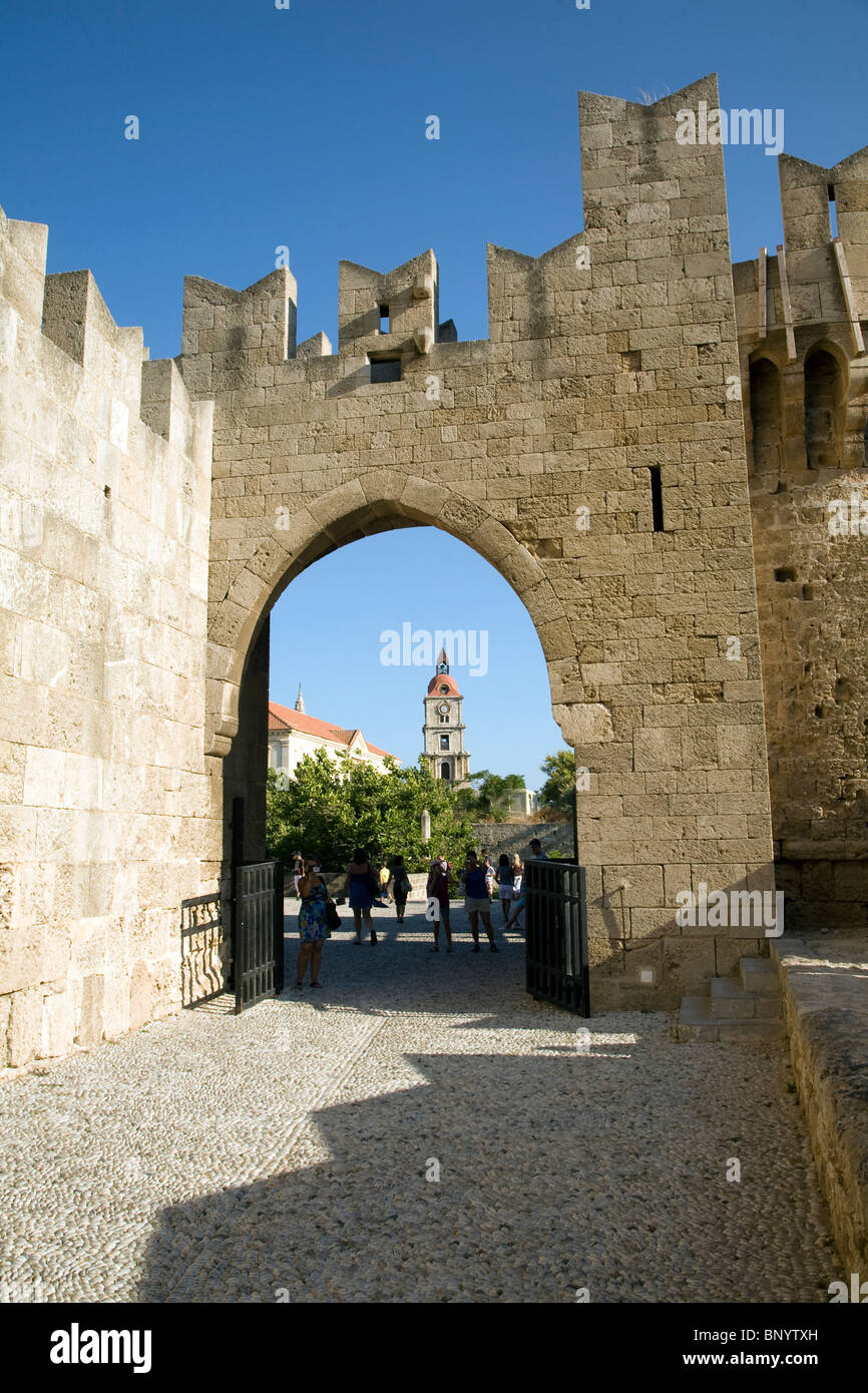 Entrance gate palace of the grand masters hi-res stock photography and ...