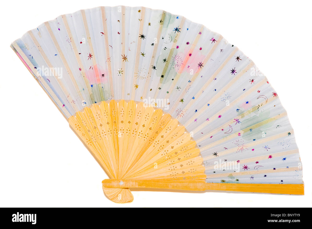 A Decorative Fan Stock Photo - Alamy
