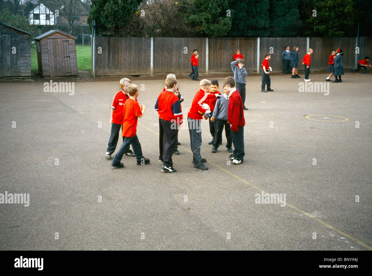 School playtime england hi-res stock photography and images - Alamy