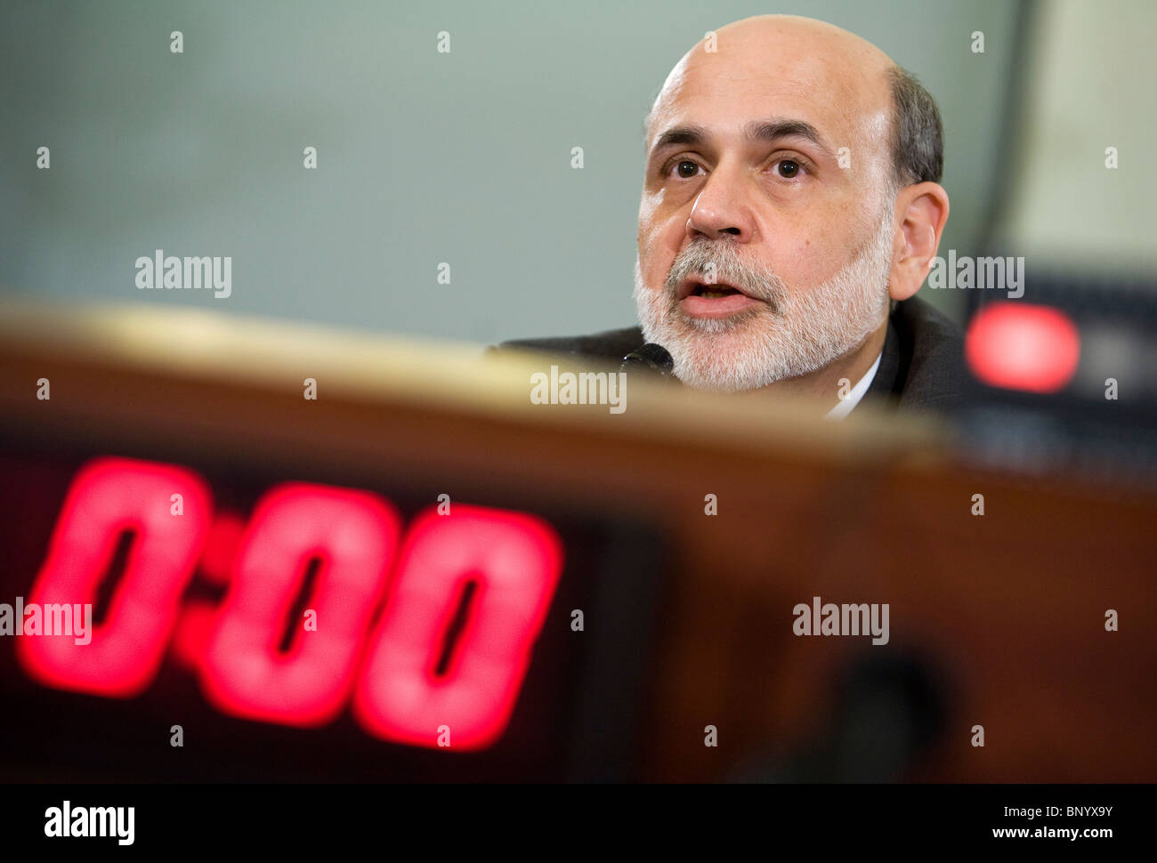 Federal Reserve Chairman Benjamin Bernanke Stock Photo - Alamy