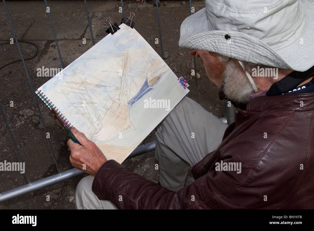 Captain david hawker hartlepool 2010 hi-res stock photography and ...