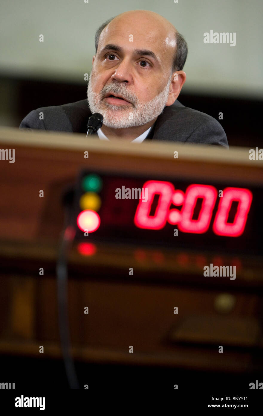Federal Reserve Chairman Benjamin Bernanke Stock Photo - Alamy