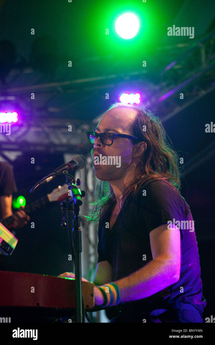 Jamie Lidell performing at Latitude festival 2010 ,Henham Park, Suffolk ...