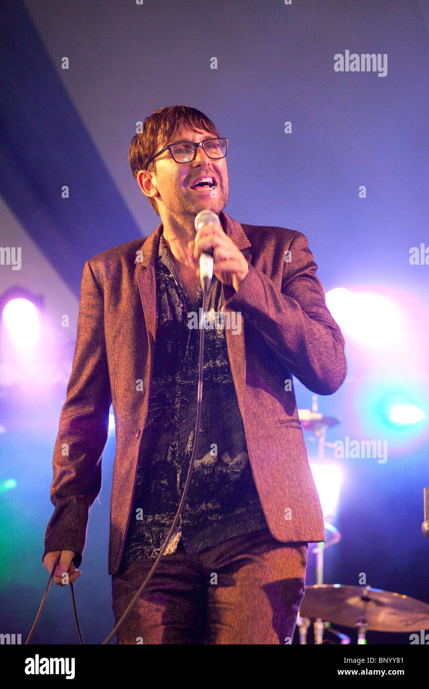 Jamie Lidell performing at Latitude festival 2010 ,Henham Park, Suffolk ...