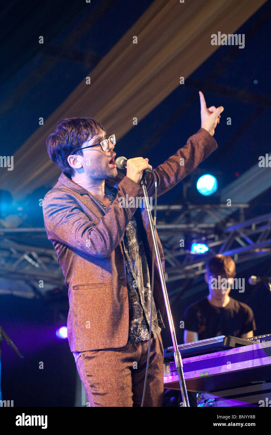 Jamie Lidell performing at Latitude festival 2010 ,Henham Park, Suffolk ...