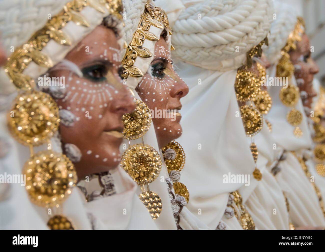 Moors and Christians Festival Pego Spain Stock Photo - Alamy