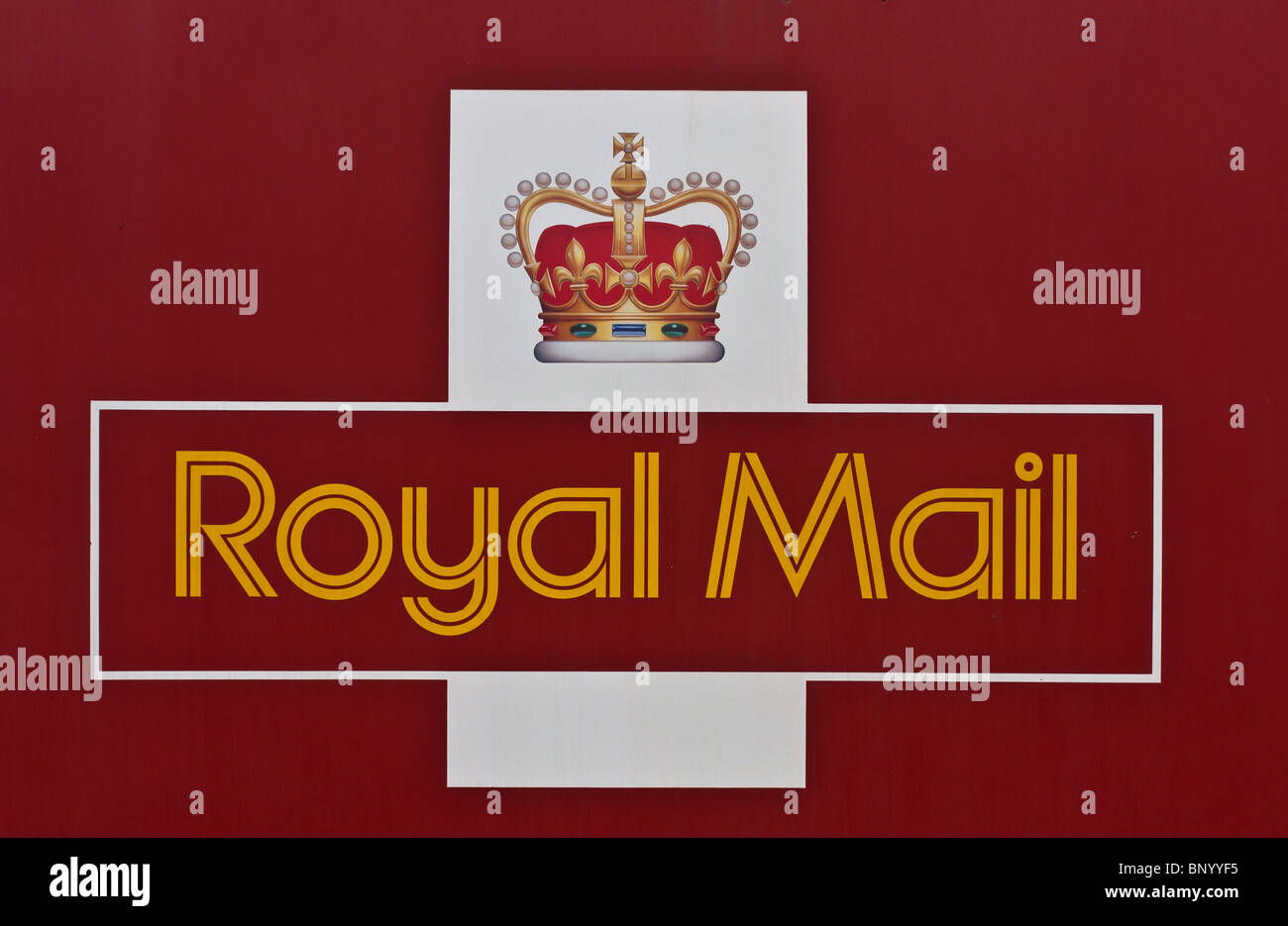 Royal mail crown logo hi-res stock photography and images - Alamy