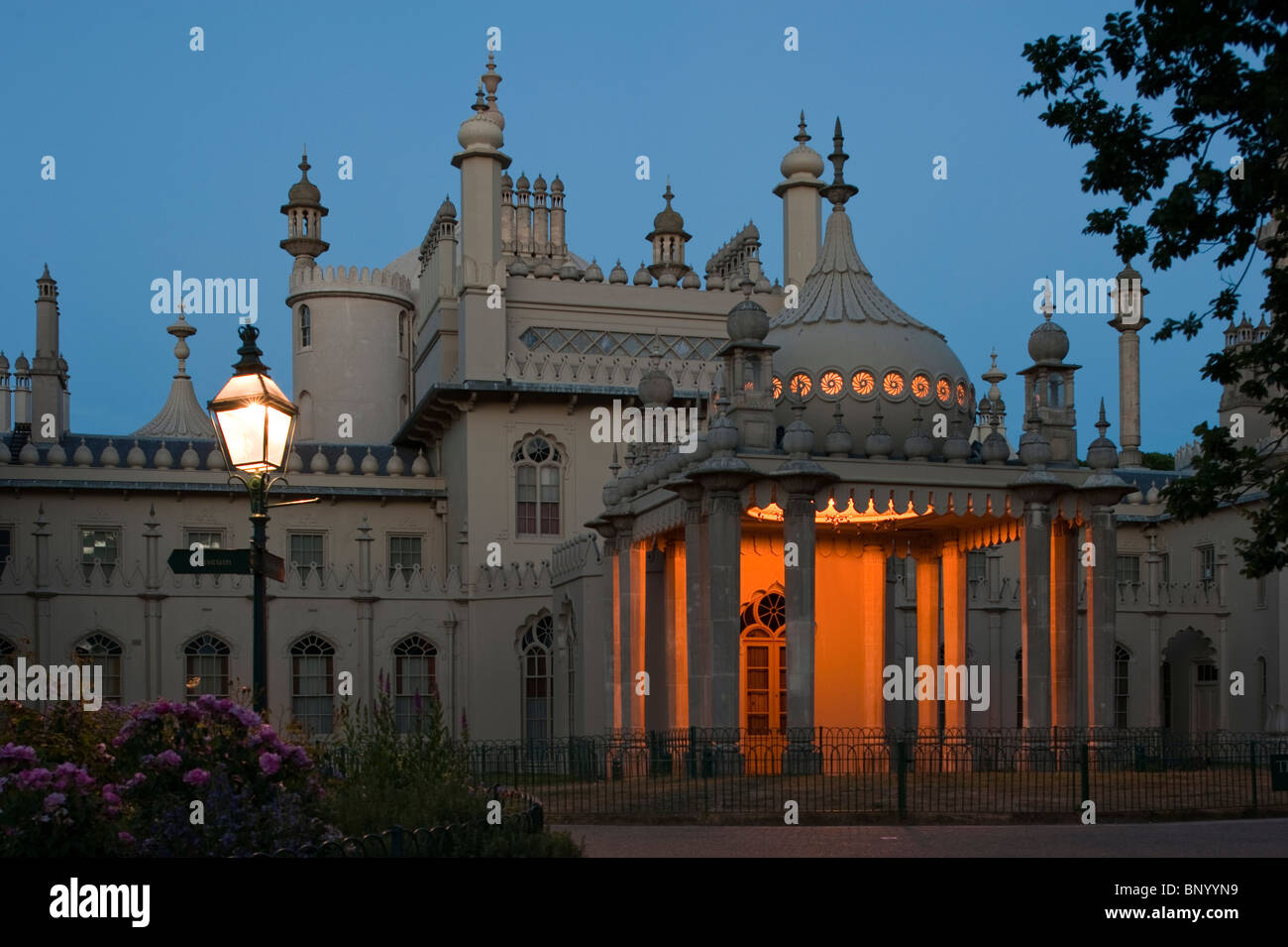 Royal Pavilion, Brighton. Built for the Prince Regent (George IV,), at ...