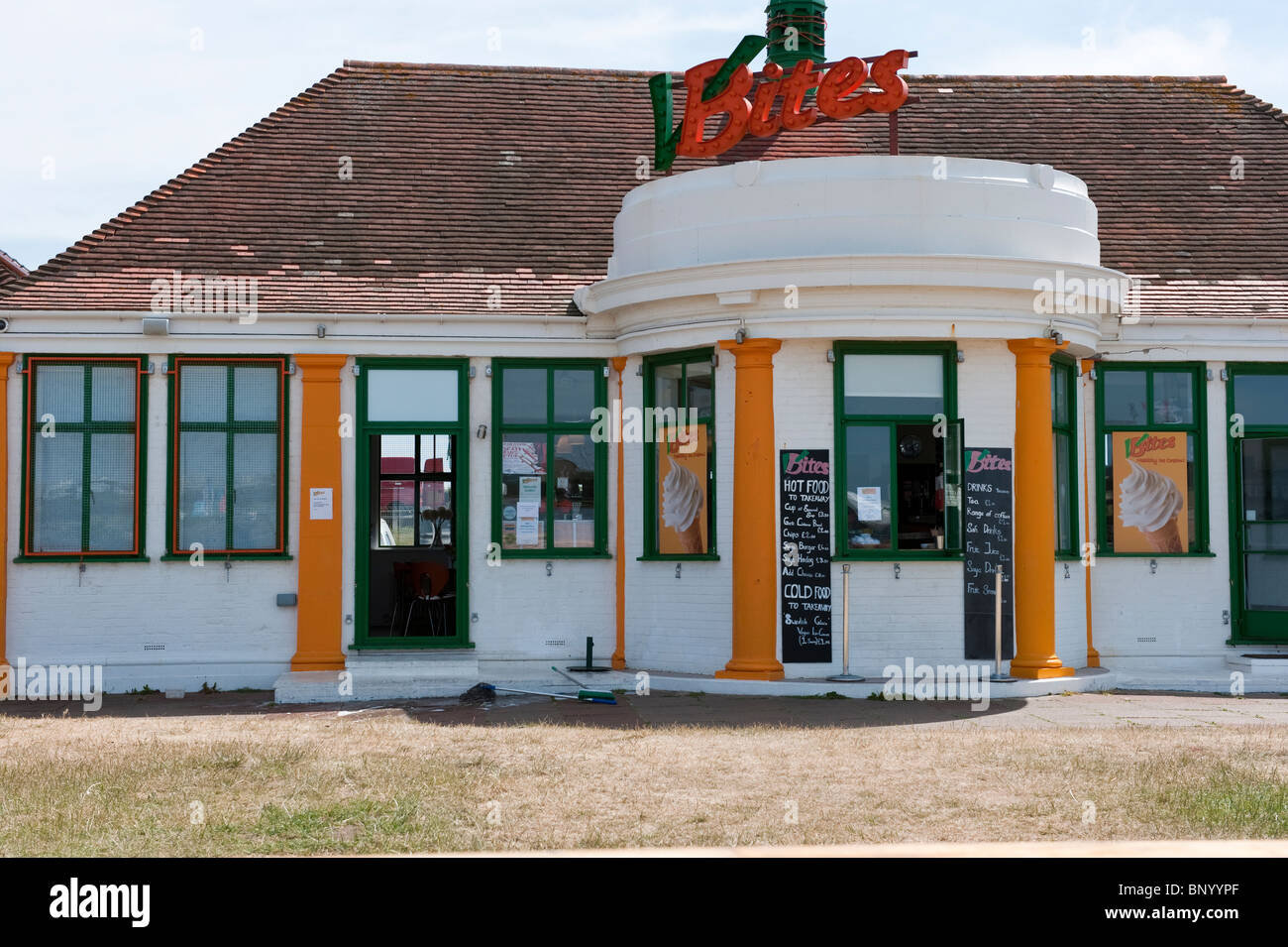 VBites Café at Hove Lagoon, East Sussex. A vegan cafe owned by Heather ...