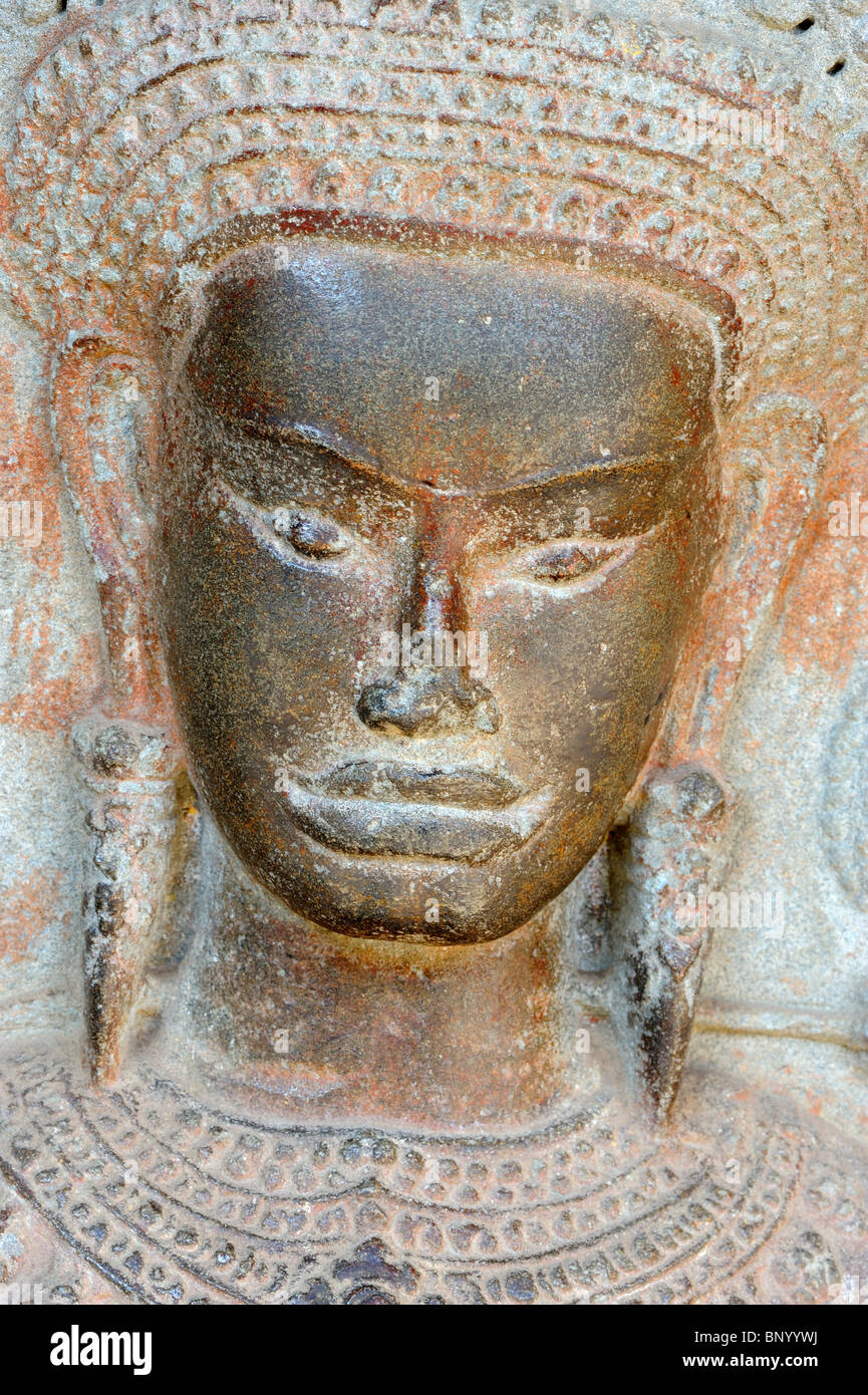 Cambodia Angkor Apsara on the wall of Angkor wat Stock Photo - Alamy