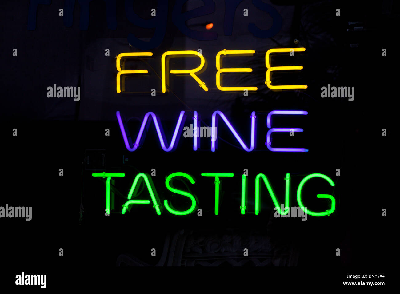 Tarpon Springs, FL - Jul 2010 - Neon signs in tourist area along sponge ...