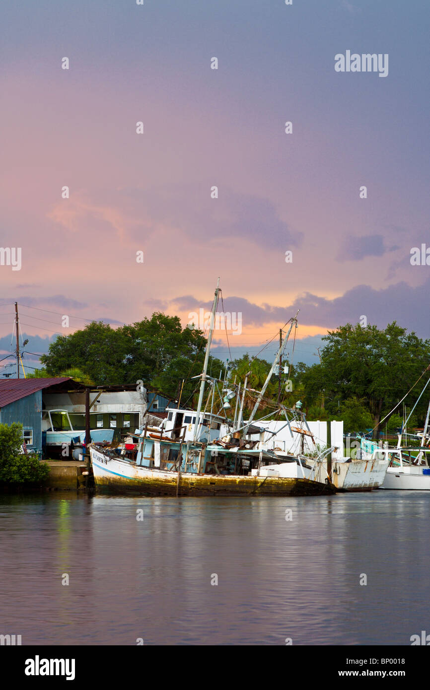 Tropical storm Bonnie provides dramatic skies over commercial fishing ...