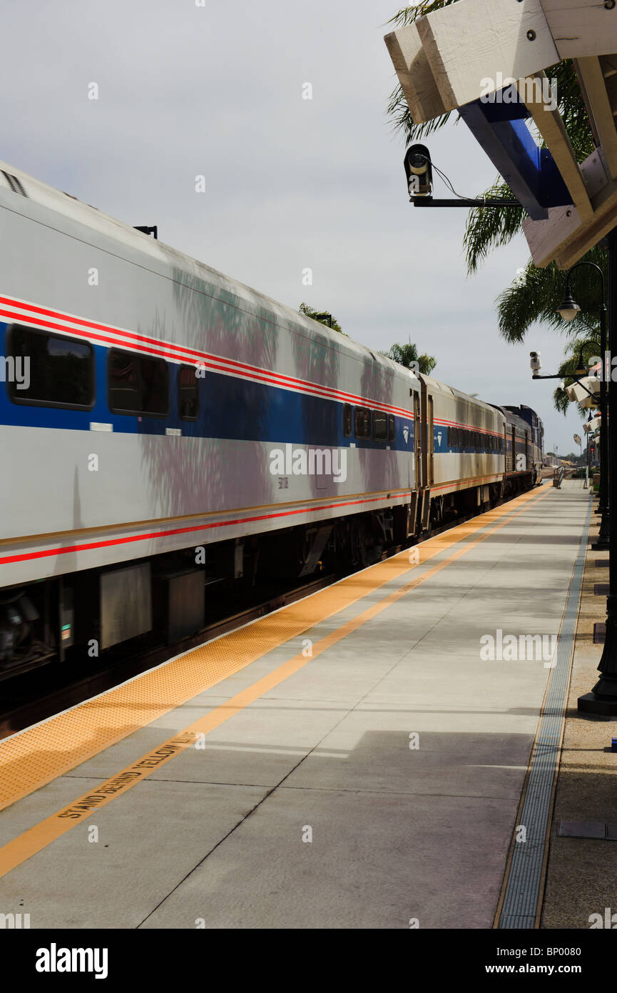 Encinitas california commuter train station hi-res stock photography ...
