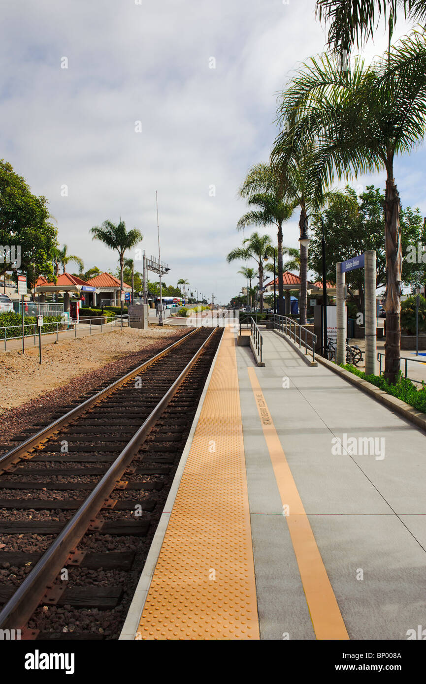 Encinitas california commuter train station hi-res stock photography ...