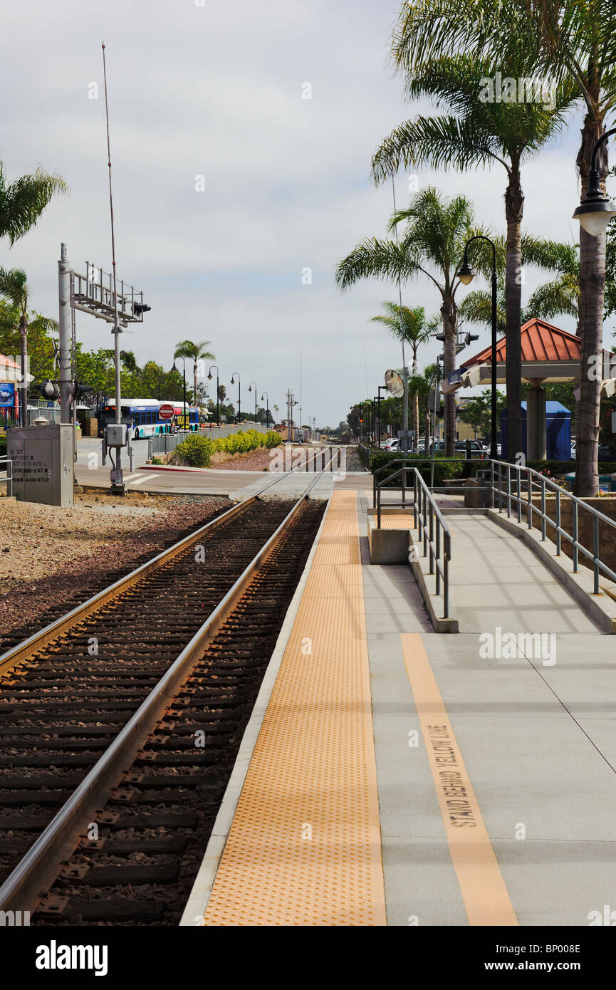 Encinitas california commuter train station hi-res stock photography ...
