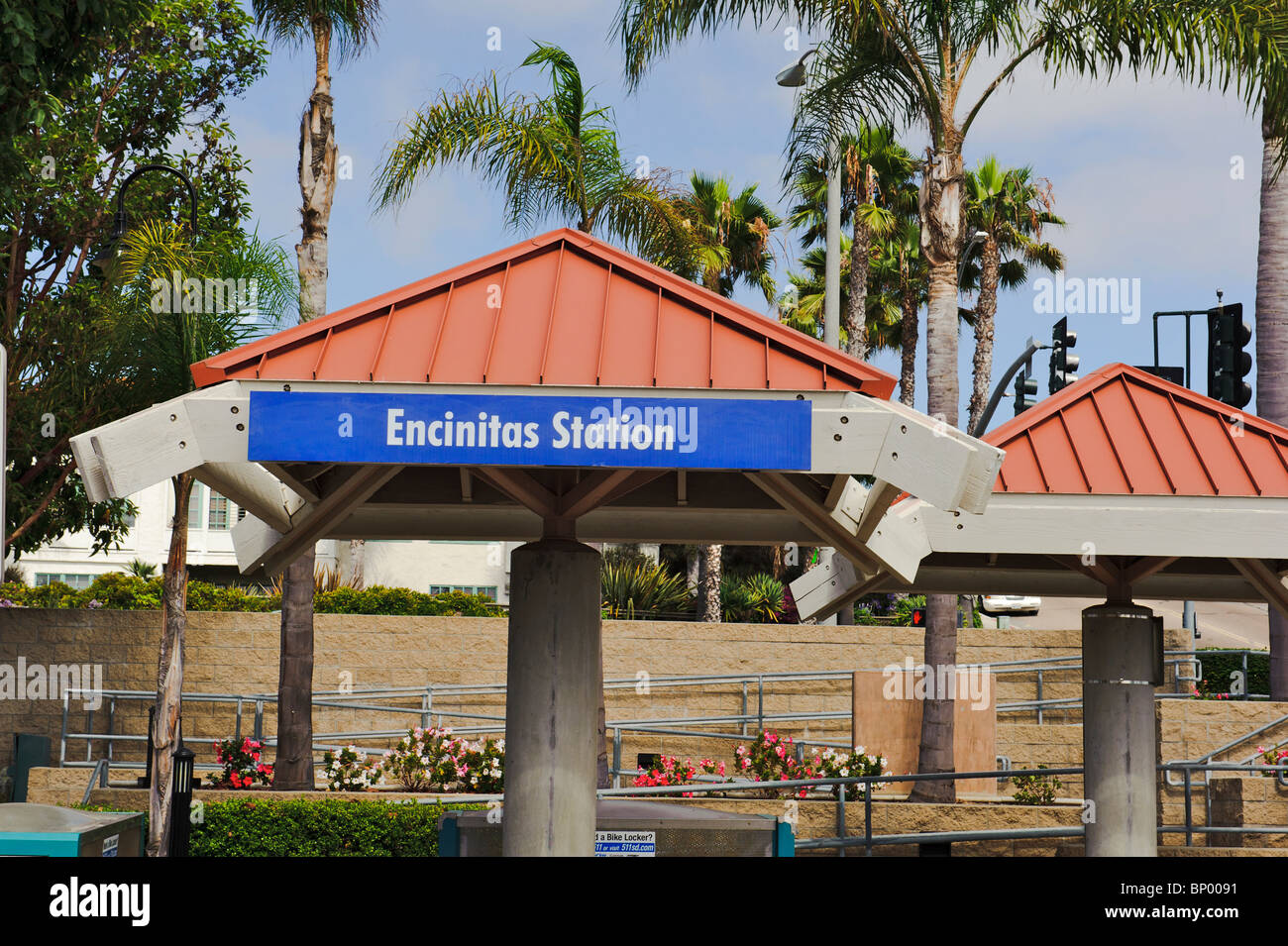 Encinitas california commuter train station hi-res stock photography ...