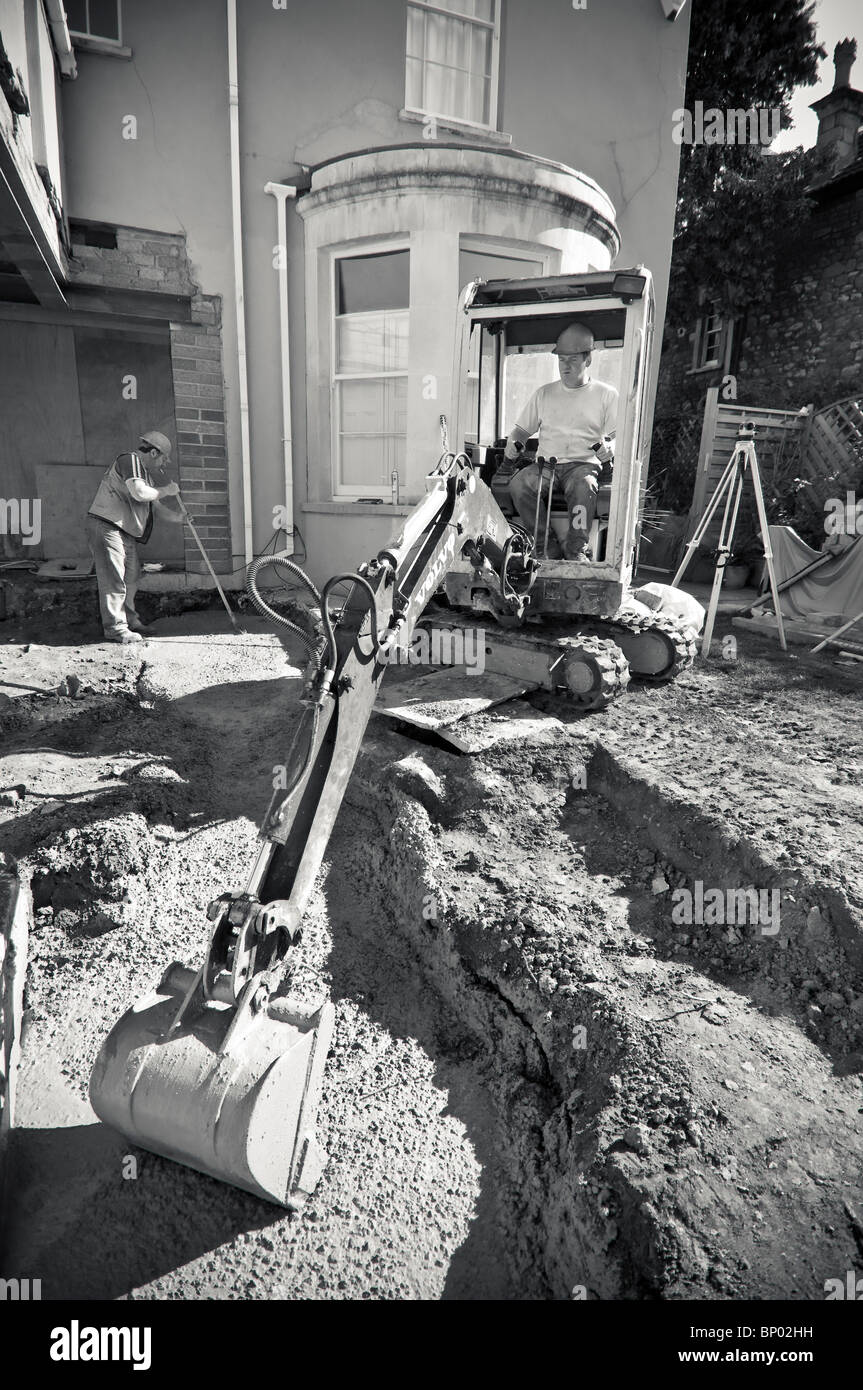 Foundations digger hi-res stock photography and images - Alamy