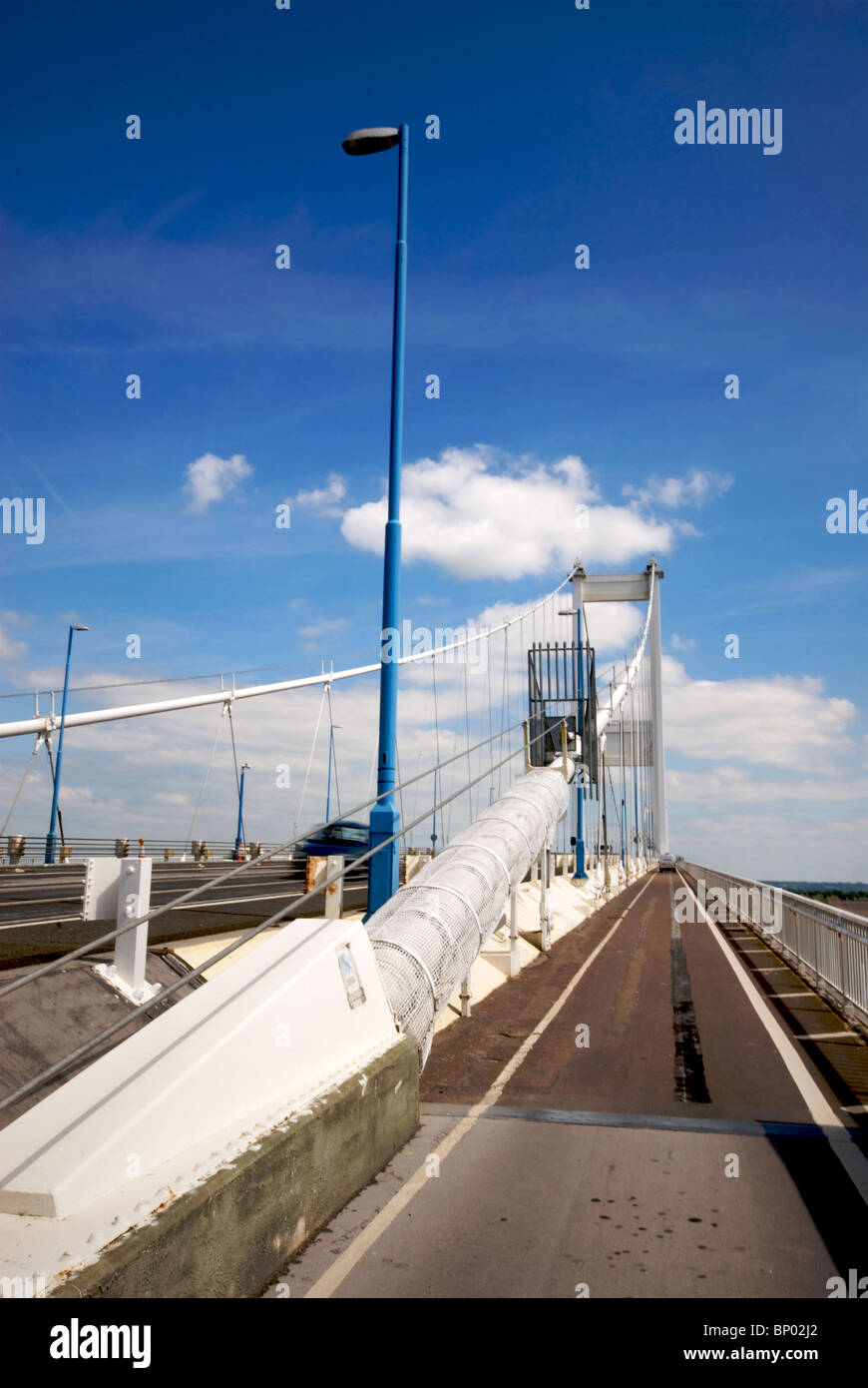 River Severn Bridge UK M4 Road Cycle Pedestrian Stock Photo - Alamy