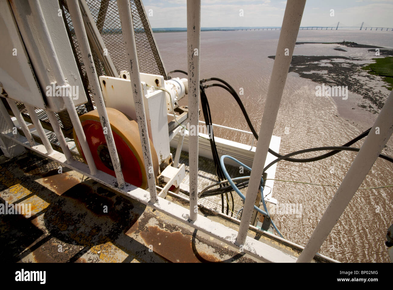 River Severn Bridge UK Repair Gantry Stock Photo - Alamy