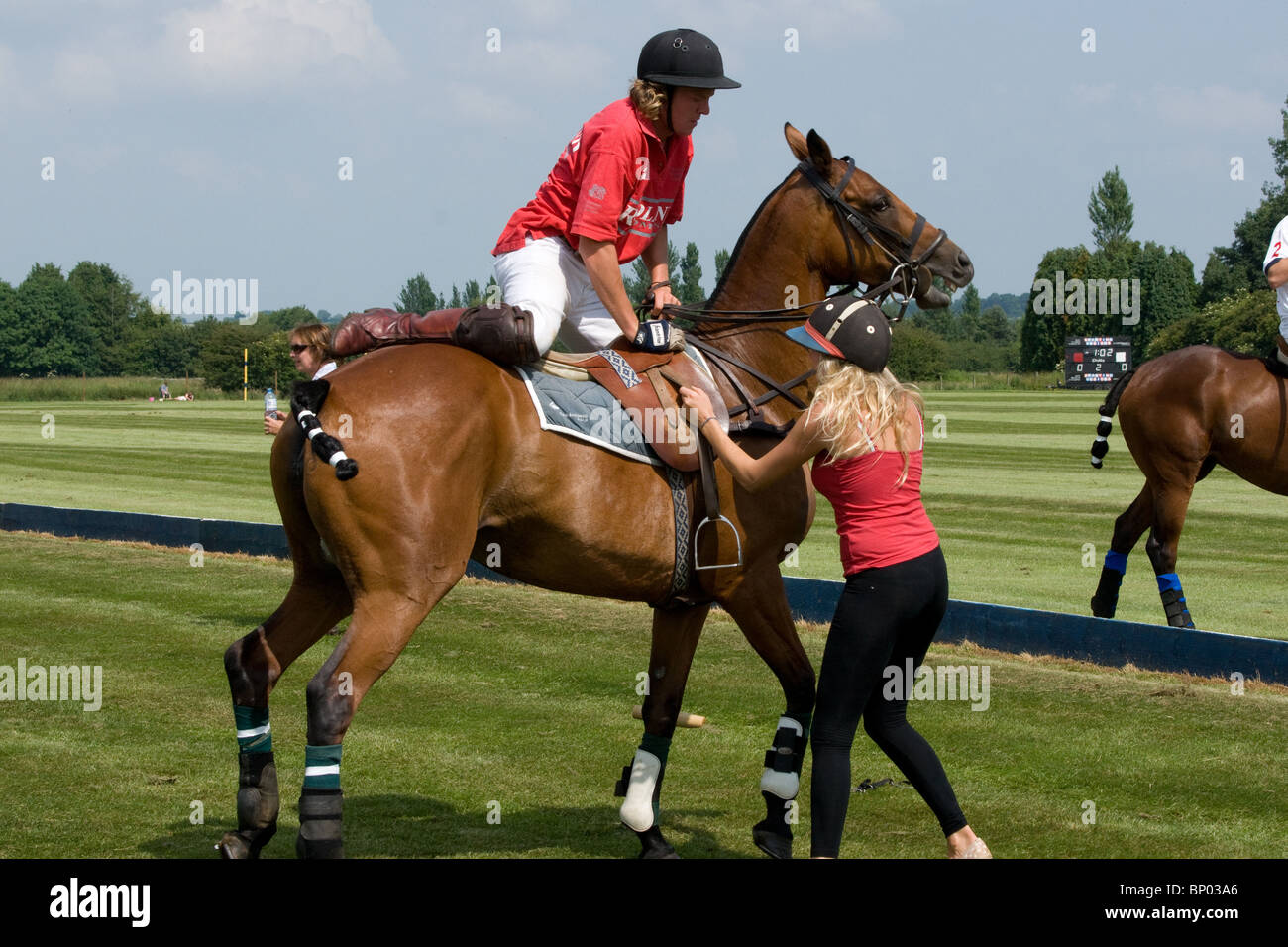 Pony ponies mounting hi-res stock photography and images - Alamy