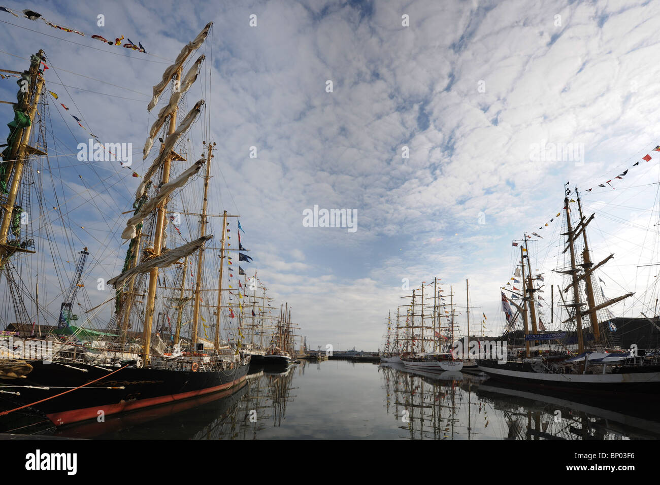 Tall Ships Reflection Stock Photo - Alamy