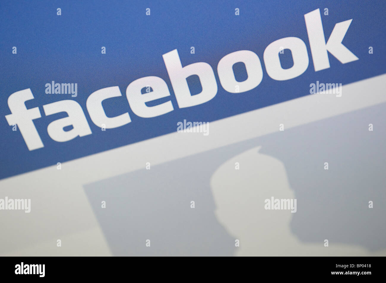 FACEBOOK Website Logo as it appears on screen Stock Photo - Alamy