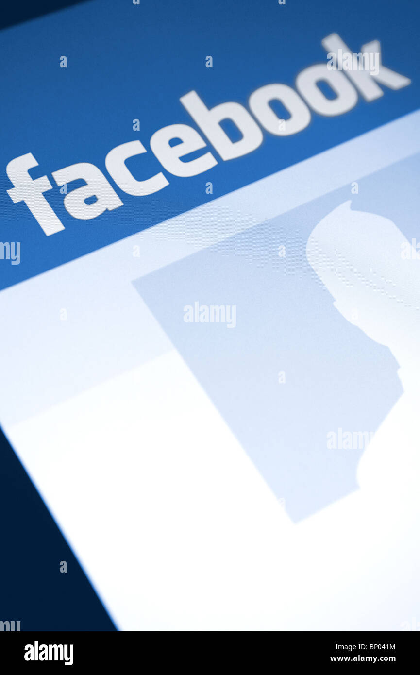 FACEBOOK Website logo as it appears on screen Stock Photo - Alamy