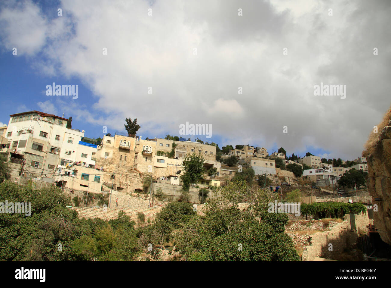 Israel, Jerusalem, neighborhood of Silwan Stock Photo - Alamy