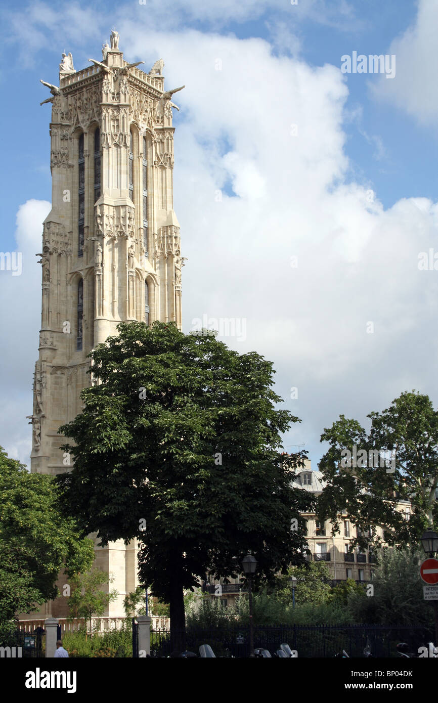 Tour St Jacques, Paris, France Stock Photo - Alamy