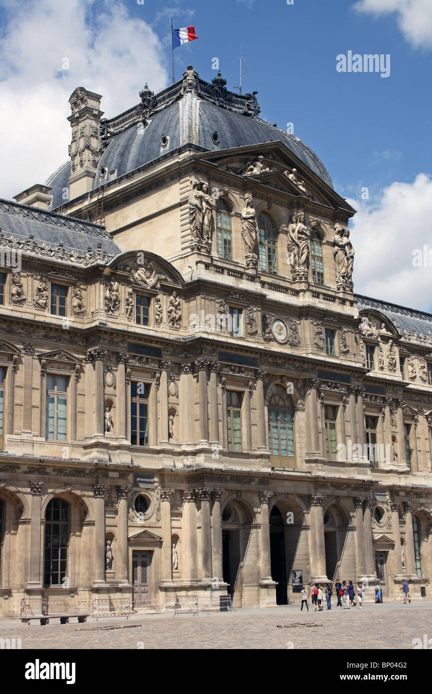 Paris, France, Palais du Louvre, Pavilion Richelieu Stock Photo - Alamy