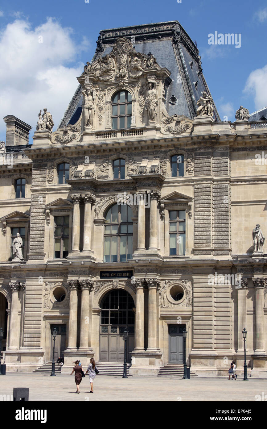 Paris, France, Palais du Louvre, Pavilion Colbert Stock Photo - Alamy