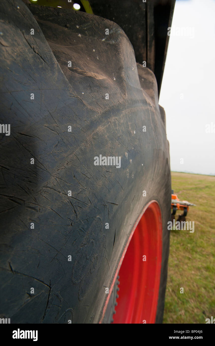 Tractor rear wheel hi-res stock photography and images - Alamy