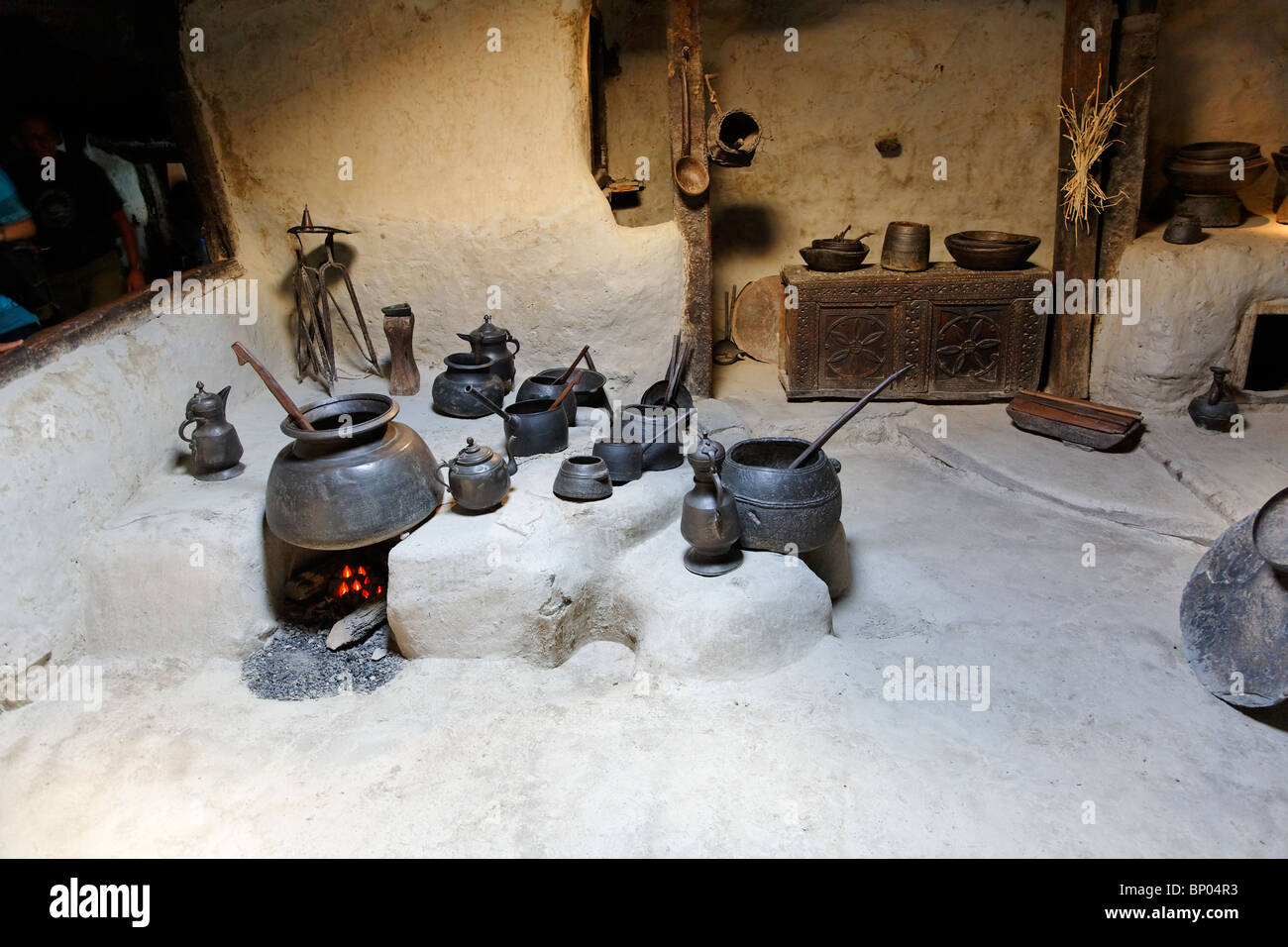 Pakistan - Hunza Valley - Karimabad - Baltit Fort interior Stock Photo ...