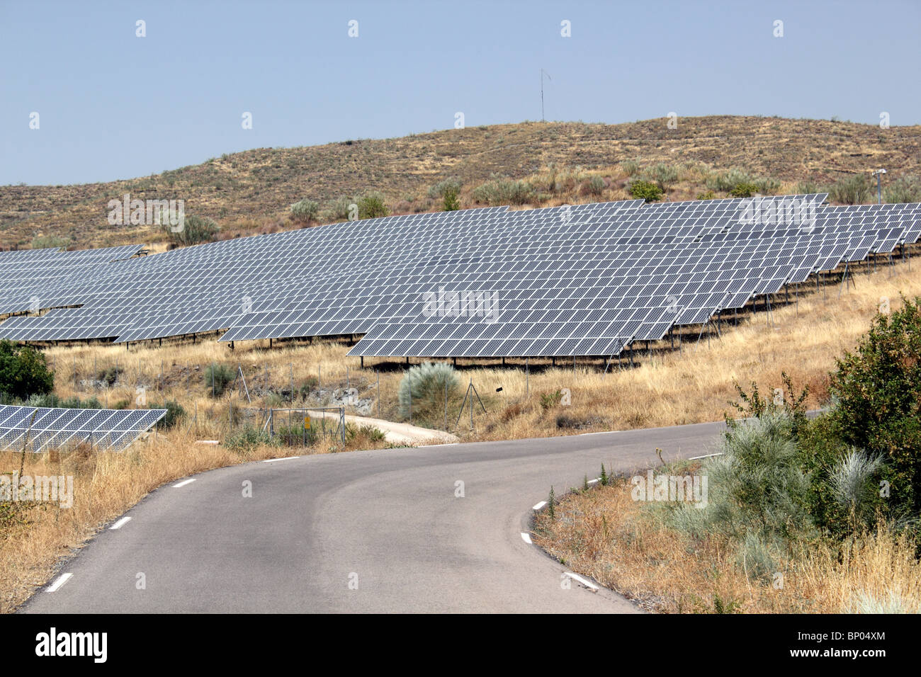 Solar panels reflect in sun hi-res stock photography and images - Alamy