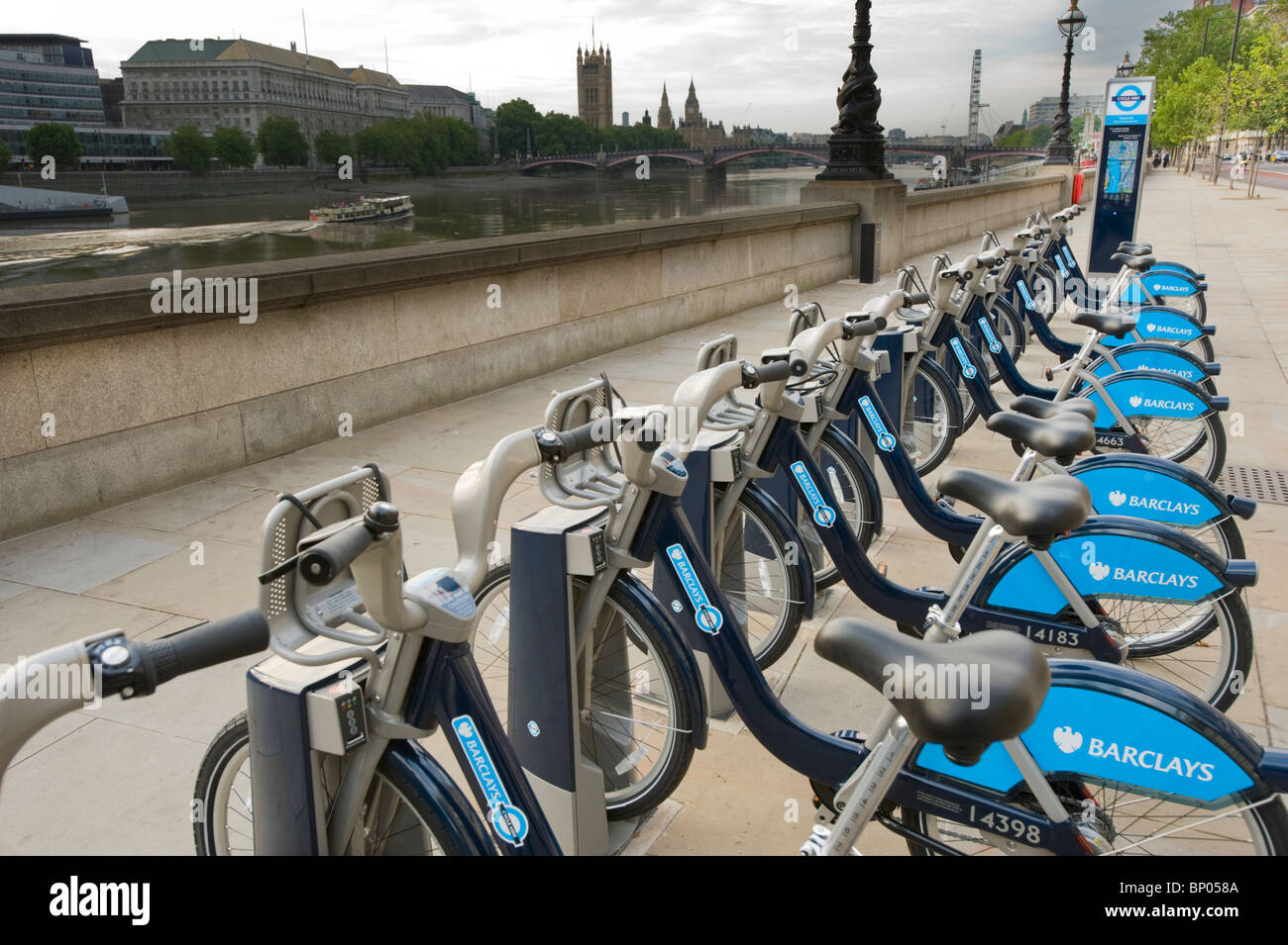 Bicycles part london rent bike hi-res stock photography and images - Alamy