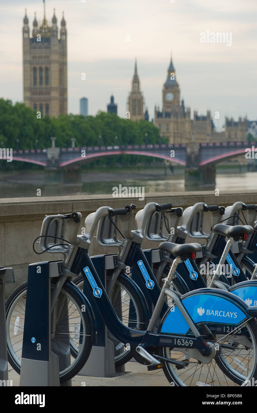 Bicycles part london rent bike hi-res stock photography and images - Alamy