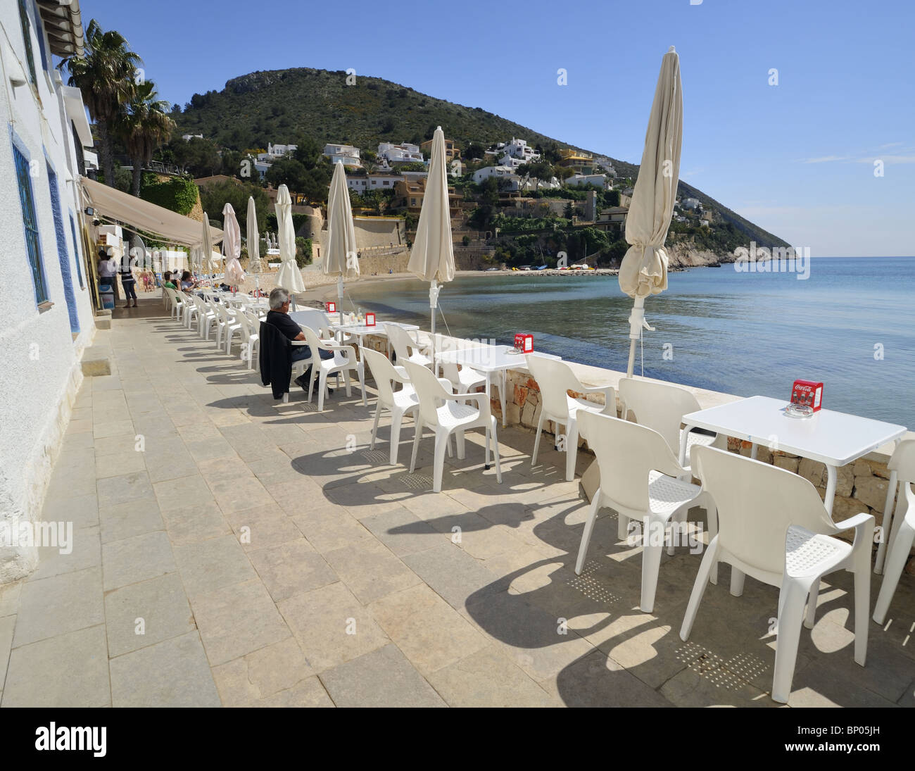 Scenic El Portet Beach of Moraira Stock Photo - Alamy
