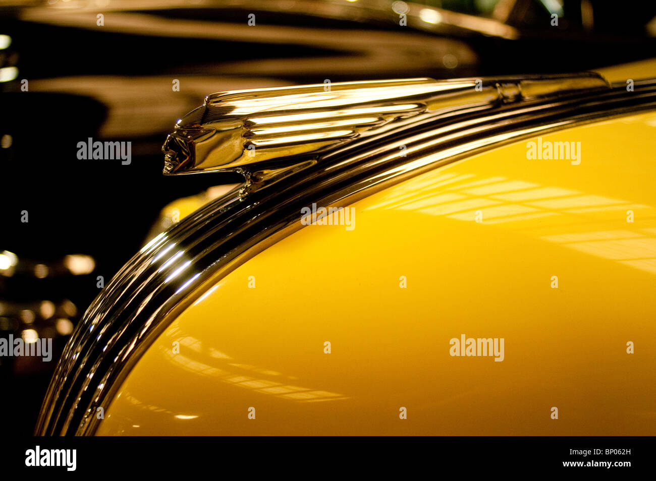 Front end of a classic automobile car, a Pontiac Stock Photo - Alamy
