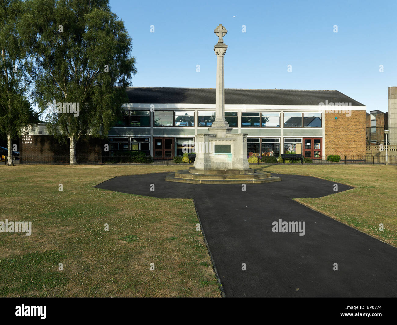 Public Library Surrey England Stock Photo - Alamy