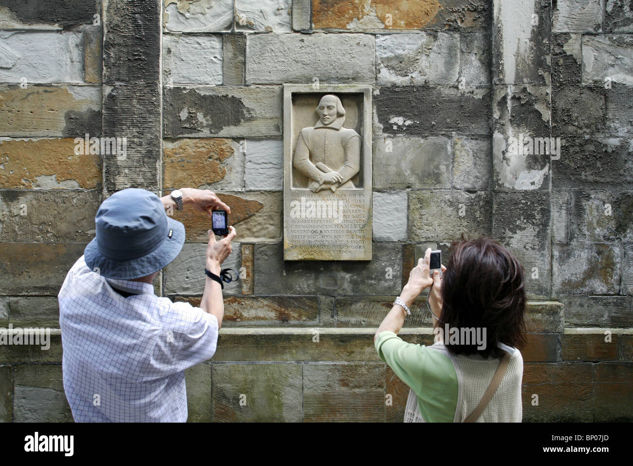 William Shakespeare Monument, Kronborg Castle, Helsingør, Zealand ...