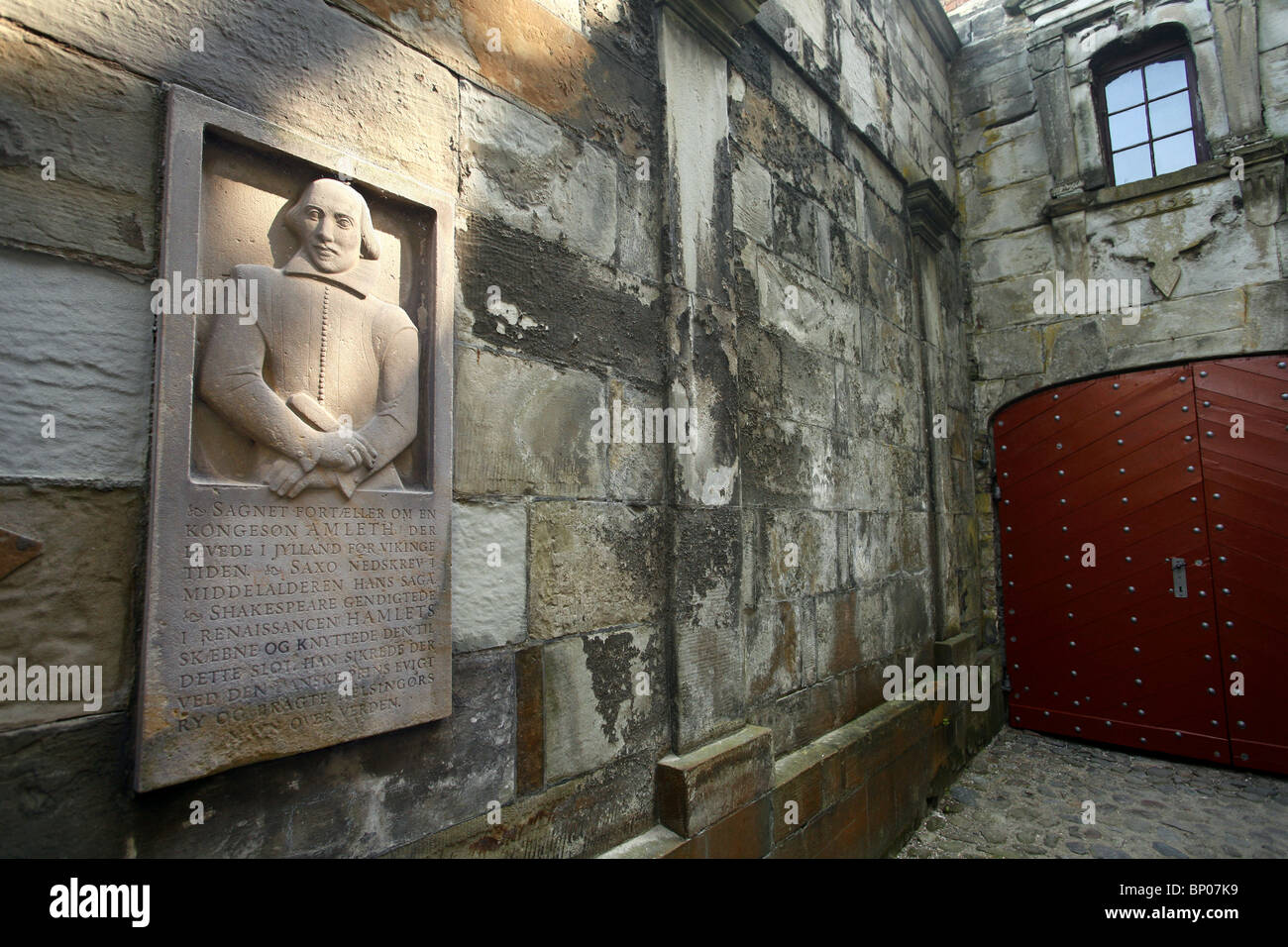 William Shakespeare Monument, Kronborg Castle, Helsingør, Zealand ...