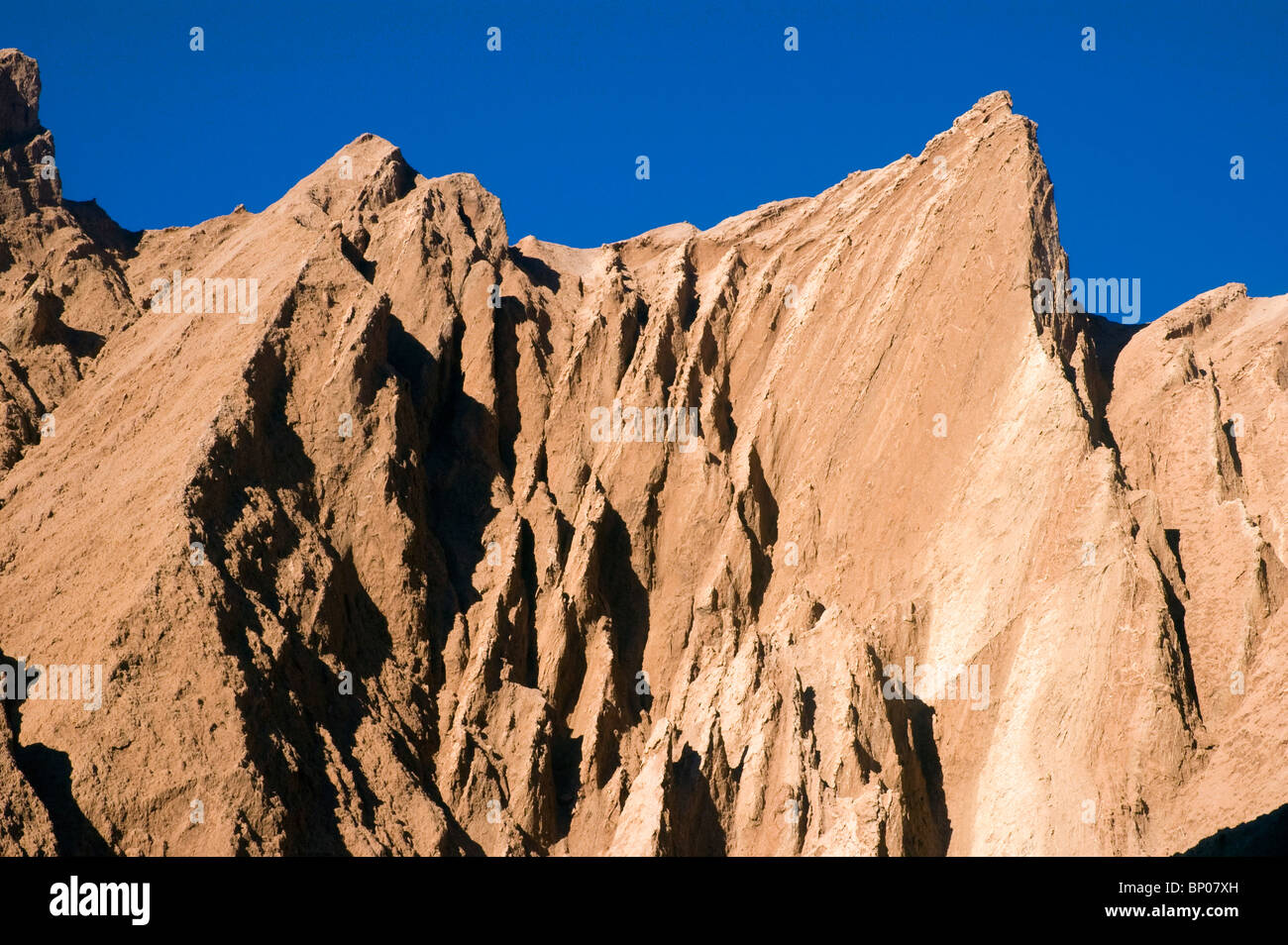 Eroded rock formations in the Valle de la Luna, Moon Valley, San Pedro ...