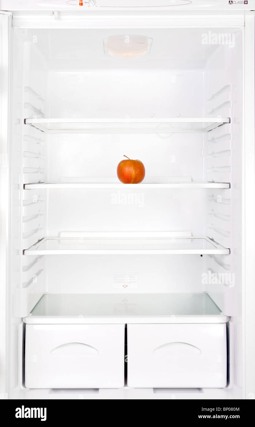 apple in the refrigerator Stock Photo - Alamy