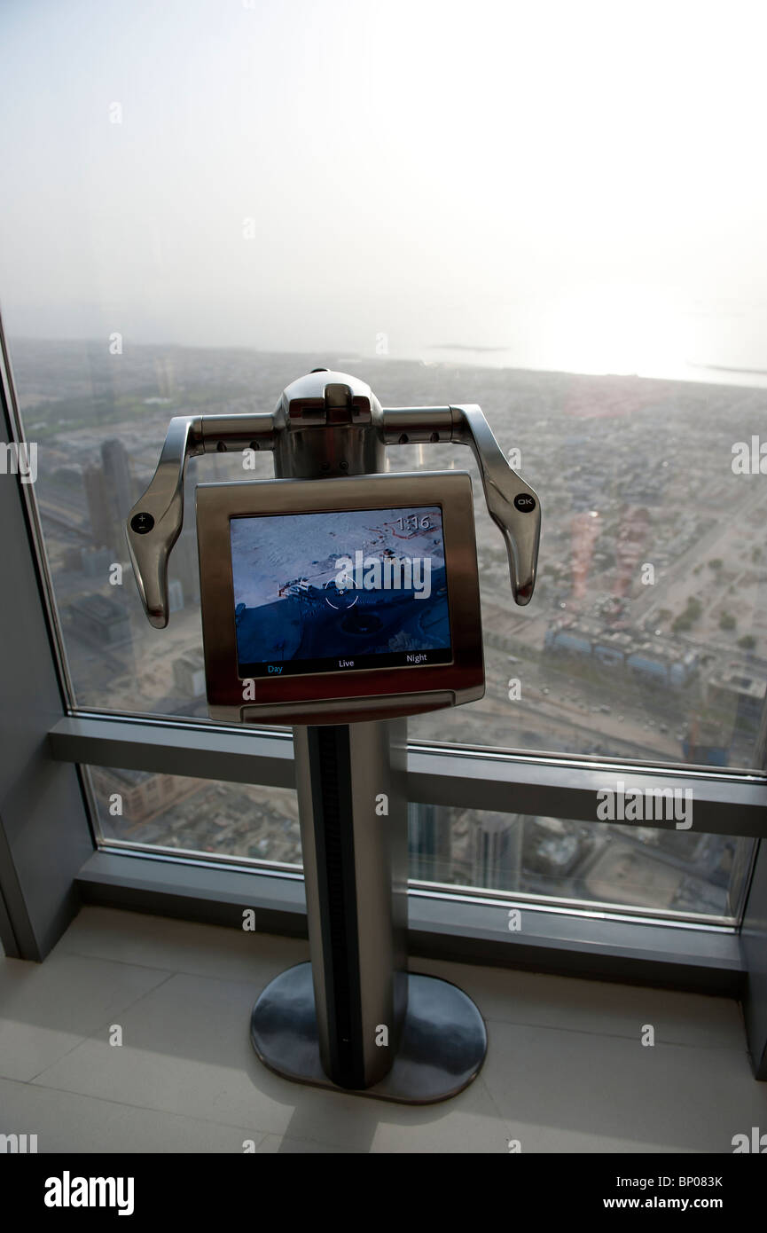 At The Top viewing platform on the Burj Khalifa, Dubai, UAE Stock Photo ...