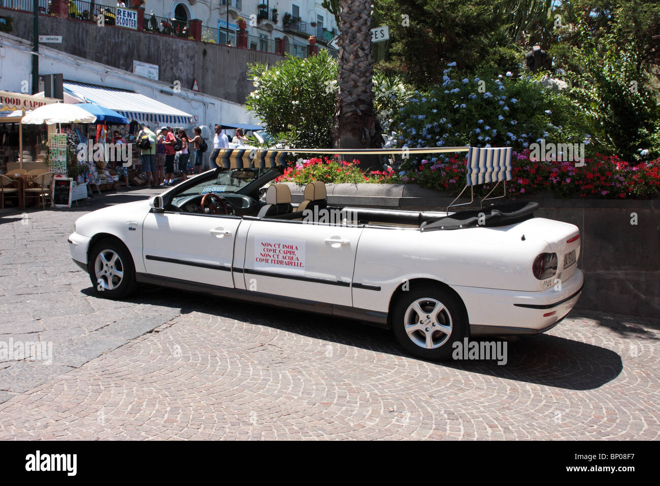 Taxi Capri Italy Stock Photo - Alamy