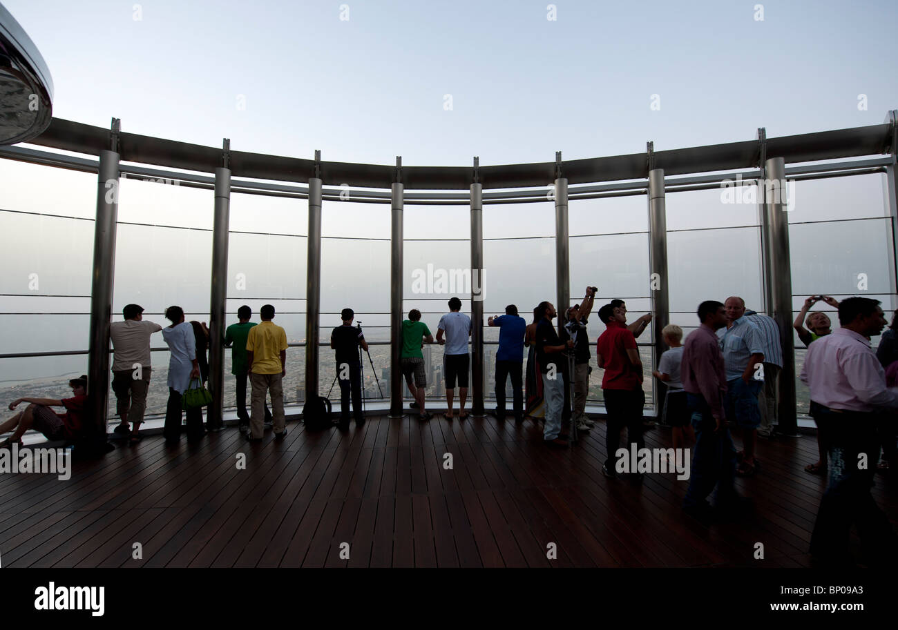 At The Top viewing platform on the Burj Khalifa, Dubai, UAE Stock Photo ...