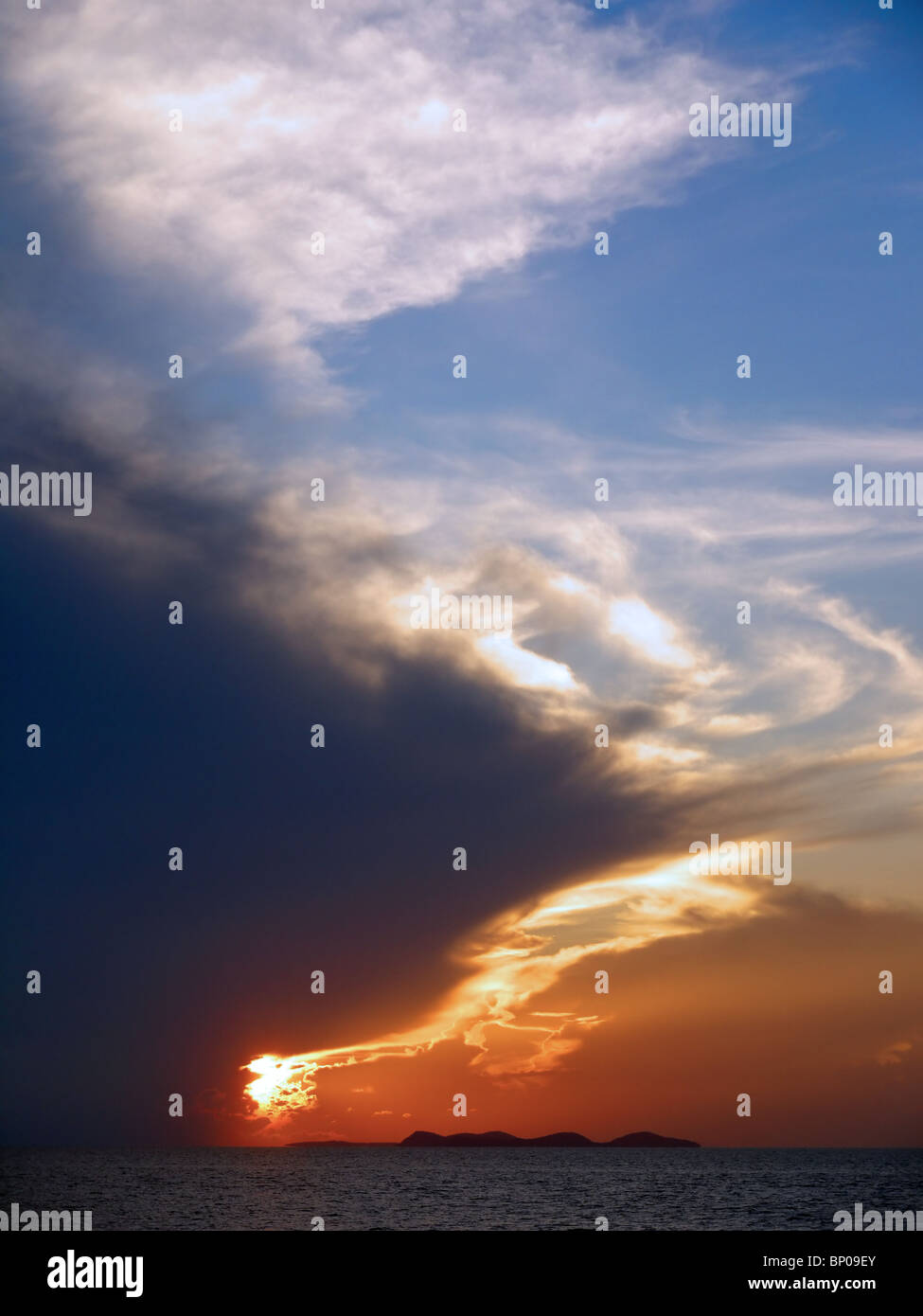 Sunrise over Siam Gulf, Thailand Stock Photo - Alamy