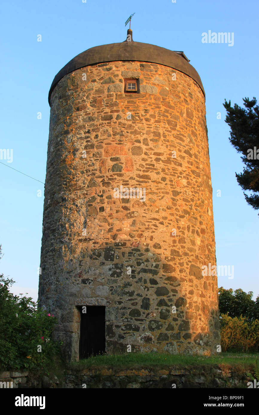 Restored Windmill |Sark Stock Photo - Alamy